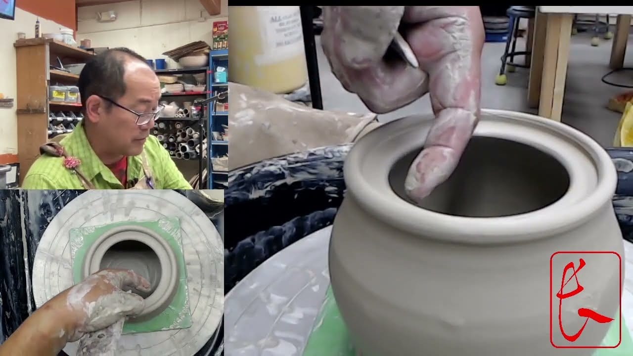 Throwing lids and pots with galleries • Claystation